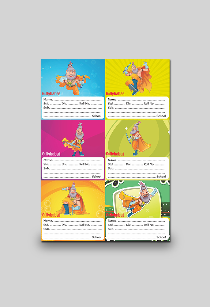 Name Slip Stickers Archives Gullybaba